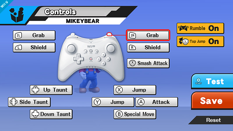 Image - Controls screen (Wii U Pro Controller).jpg | Smashpedia ...