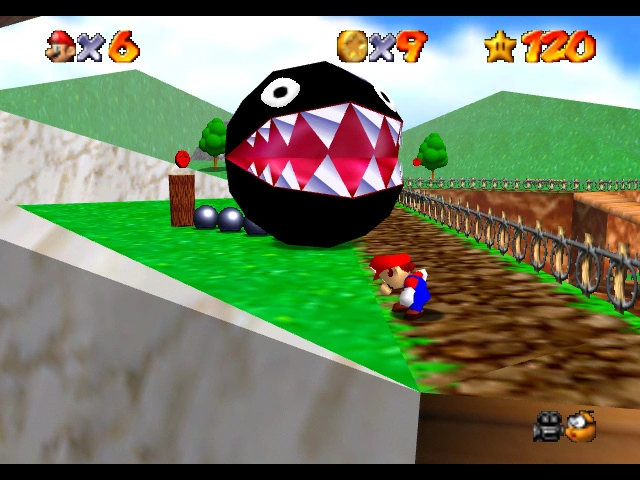Imagen - Chomp Cadenas en Super Mario 64.png | SmashPedia | FANDOM ...