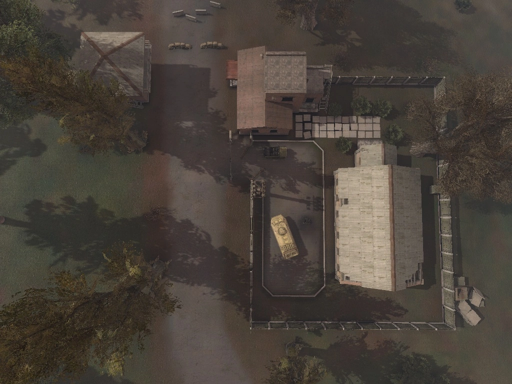 Image - SCS Cordon Military Checkpoint Overhead Map.png | S.T.A.L.K.E.R ...