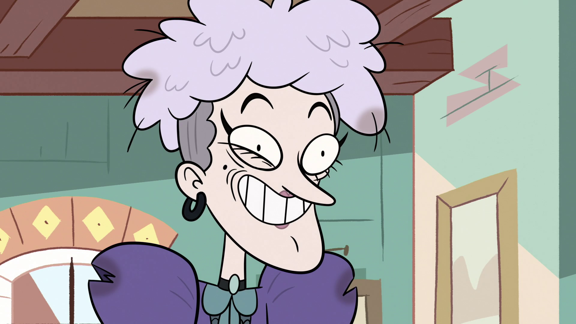 Image - S2E36 Miss Heinous grinning with an eye twitch.png | Star vs ... Image - S2E36 Miss Heinous grinning with an eye twitch.png | Star vs ...