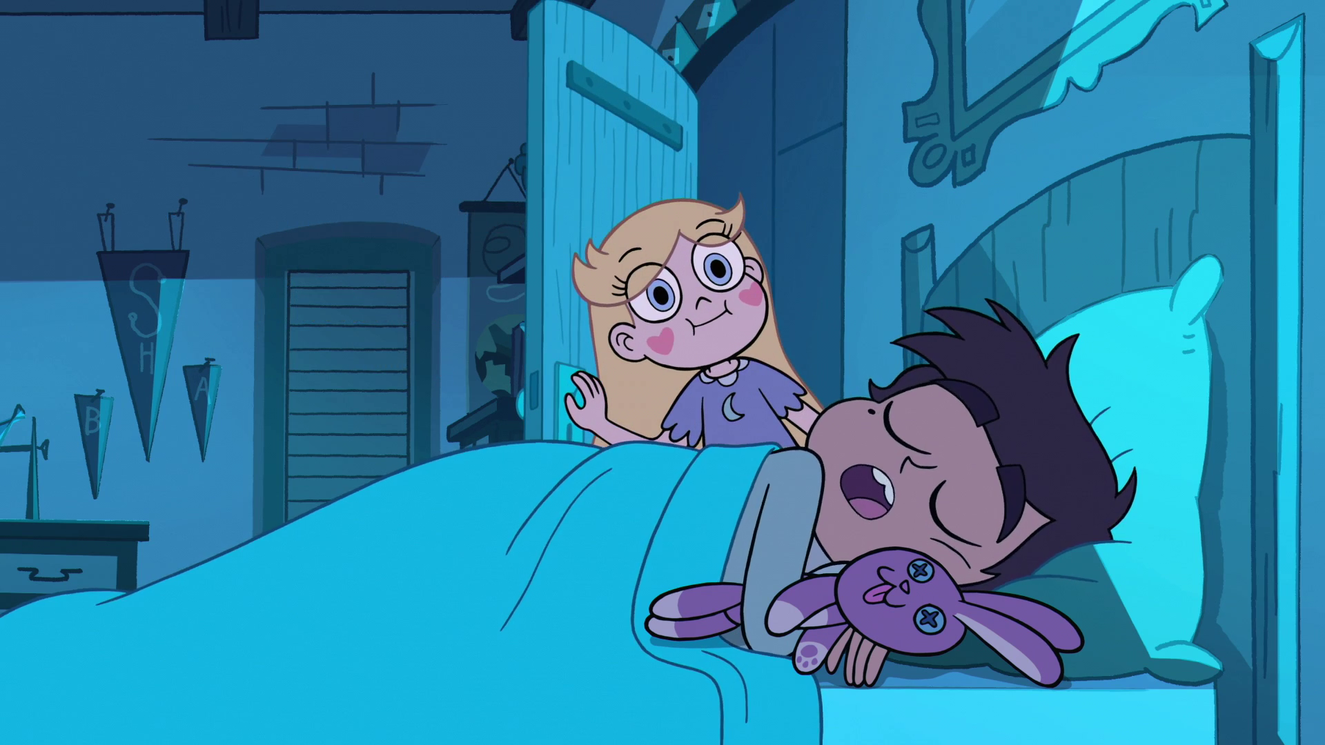 Image S2e34 Star Butterfly Watching Marco Sleeppng Star Vs The Forces Of Evil Wiki