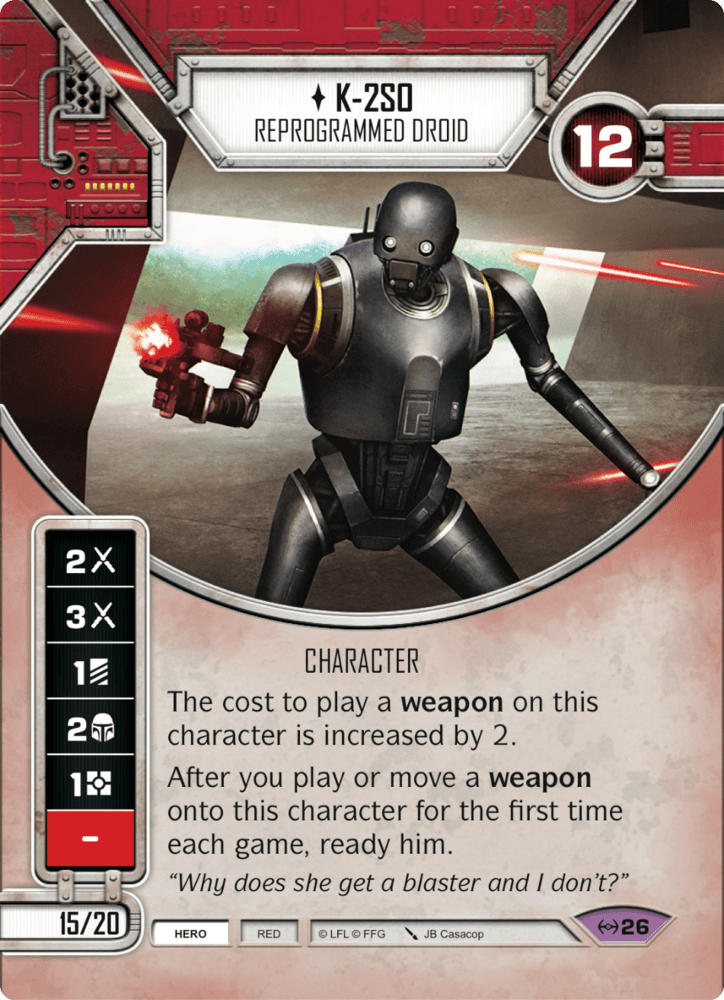 K 2so Star Wars Destiny Card Game Wikia Fandom Powered By Wikia