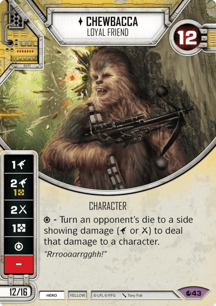 Chewbacca Star Wars Destiny Card Game Wikia Fandom Powered By Wikia