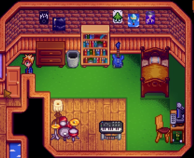 Image - Sam's room.png | Stardew Valley Wiki | FANDOM powered by Wikia