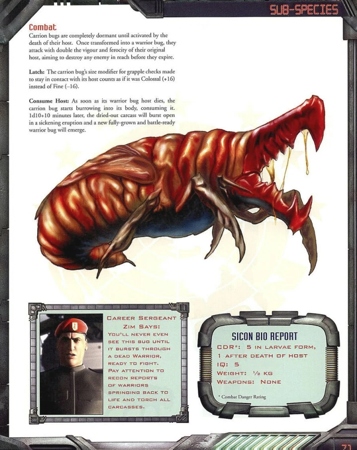 Carrion Bug | Starship Troopers Wiki | Fandom