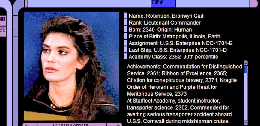 B.G. Robinson | Memory Beta, non-canon Star Trek Wiki | Fandom