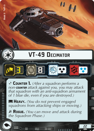 VT-49 Decimator | Star Wars: Armada Wiki | Fandom