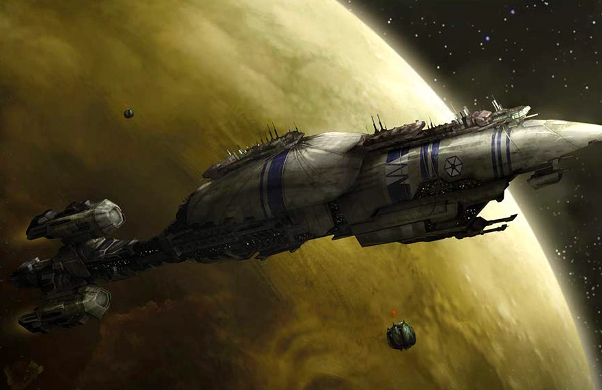 The USS Enterprise (Star Trek: TOS) vs a Recusant-class Light Destroyer ...