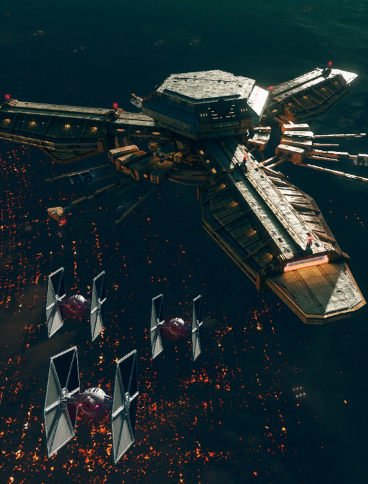 Hosnian Prime orbital outpost | Wookieepedia | Fandom