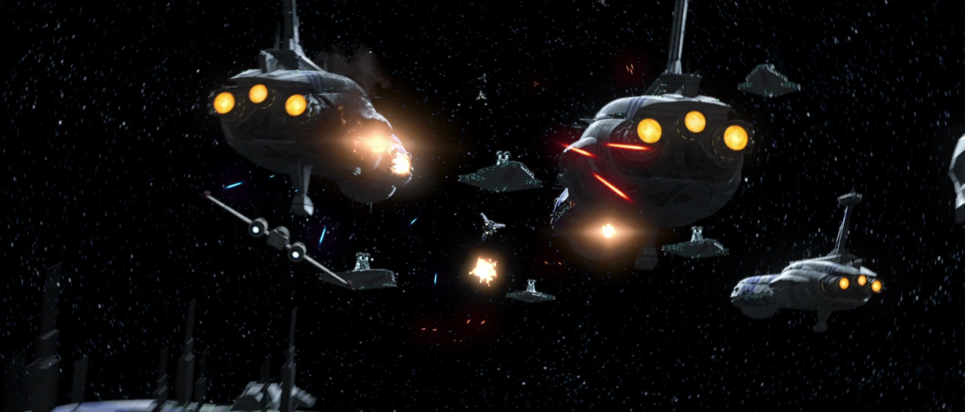 Battle between a Republic and Separatist fleet | Wookieepedia | Fandom