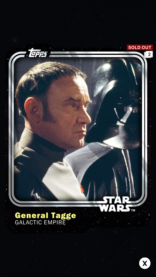 General Tagge - Galactic Empire - Base Series 1 | Star Wars: Card ...