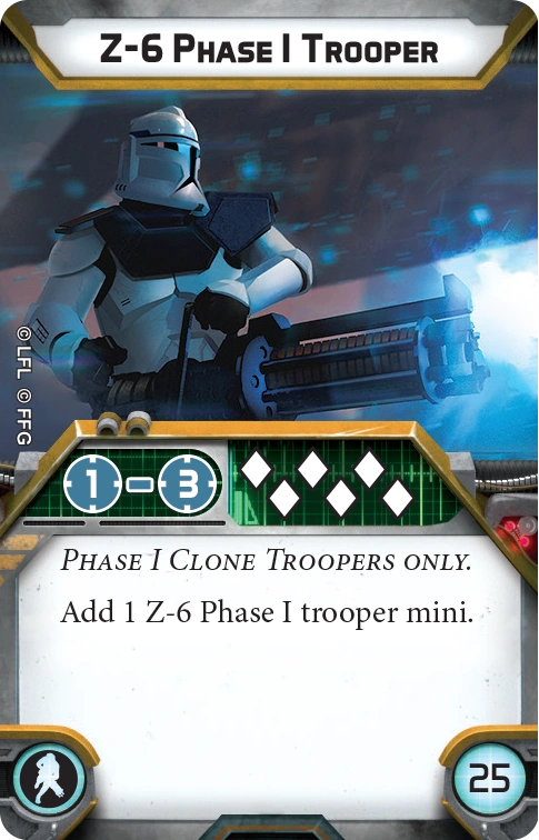 Z-6 Phase I Trooper | Starwarslegion Wiki | Fandom
