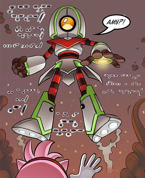 Amy vs. Tekno the Cybernik | Sonic the Comic Wiki | Fandom