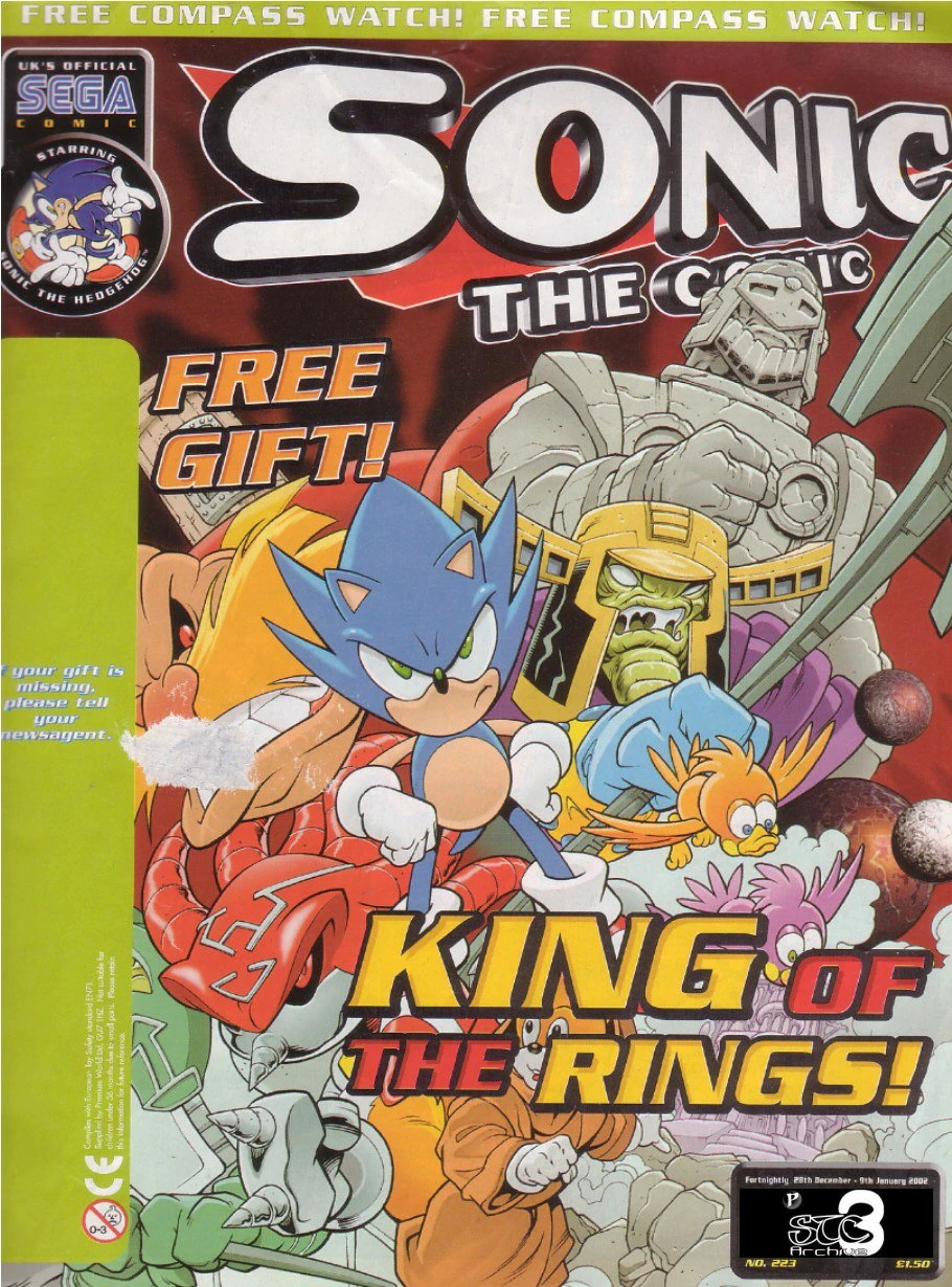 Issue 223 Sonic The Comic Wiki Fandom