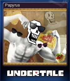 Undertale - Papyrus | Steam Trading Cards Wiki | FANDOM powered by Wikia
