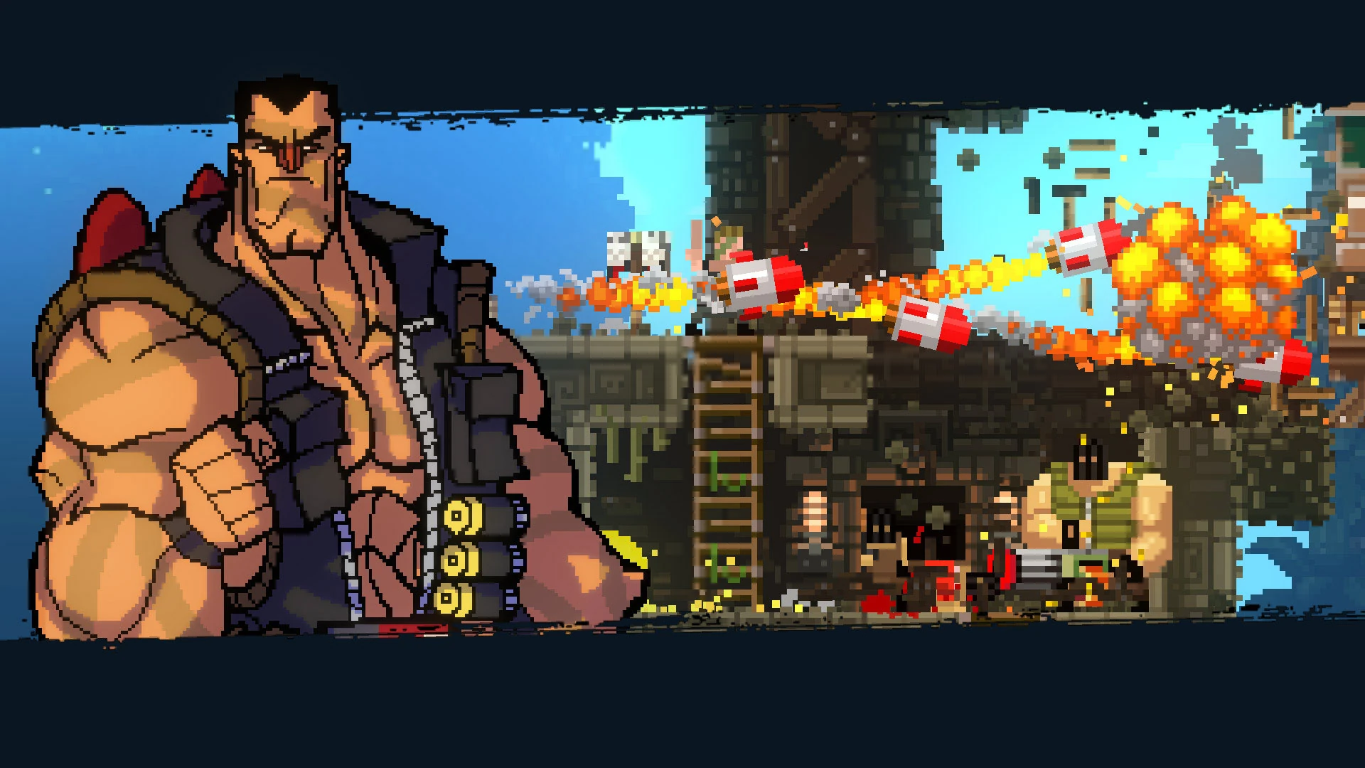 Broforce - Brommando | Steam Trading Cards Wiki | Fandom