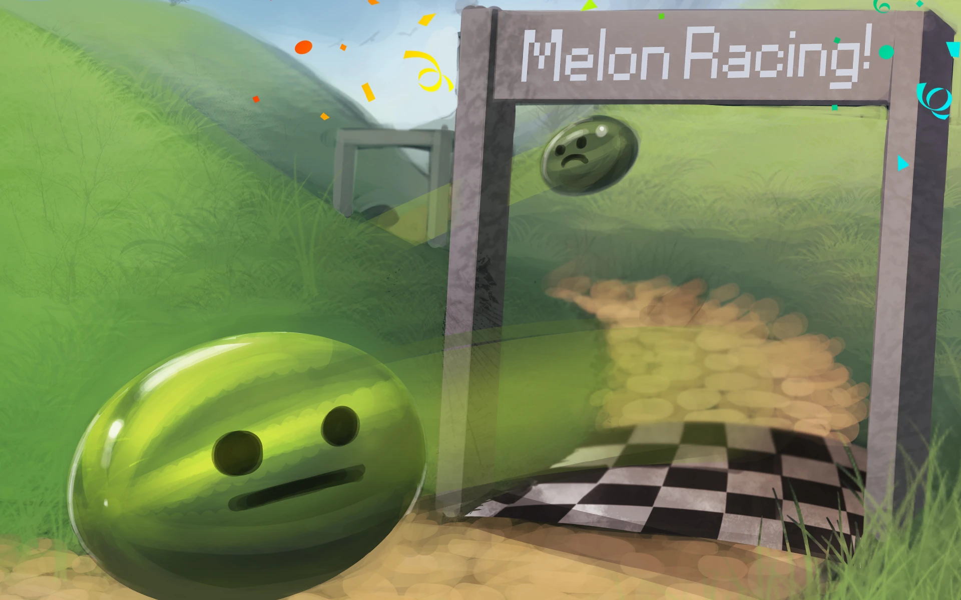 Garry's Mod - Melon Racer | Steam Trading Cards Wiki | Fandom