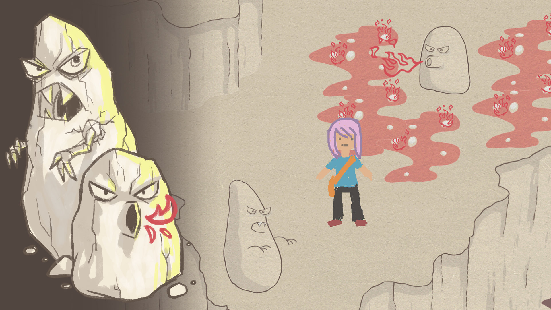 Draw a Stickman: EPIC - Rock Monster | Steam Trading Cards Wiki | Fandom