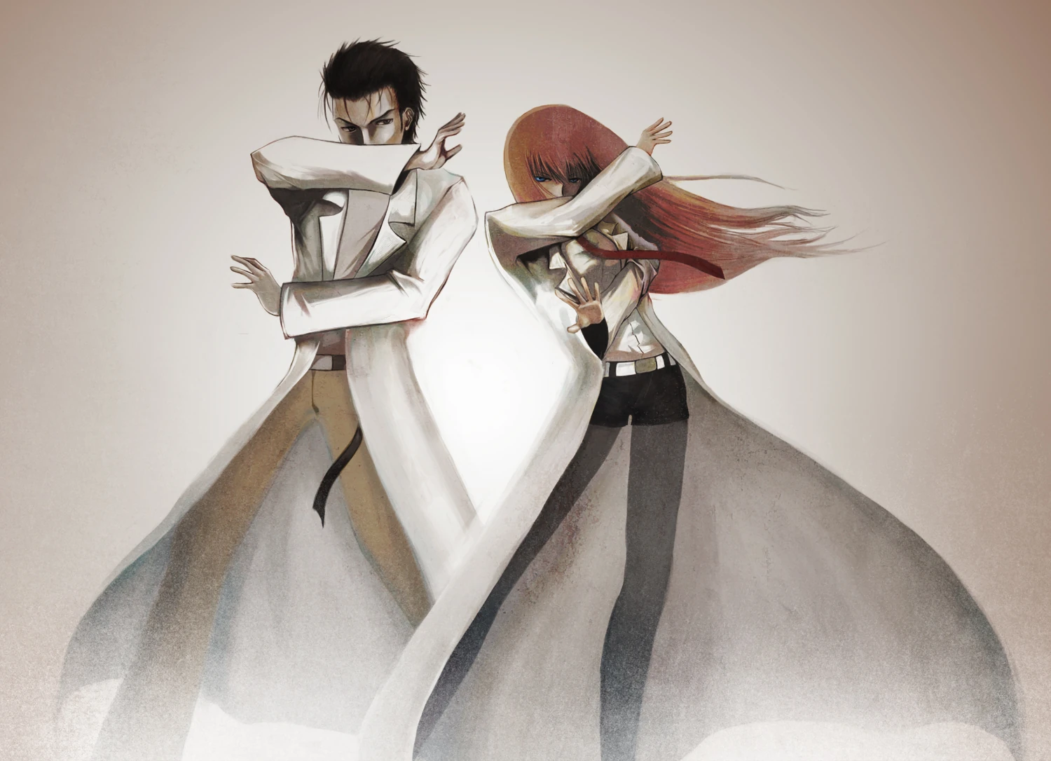 Image - Steins;Gate Okabe and Makise.jpg | Steins;Gate Wiki | FANDOM ...