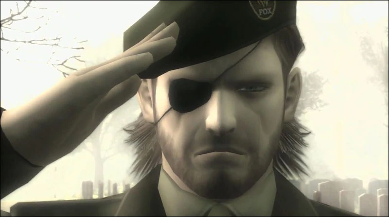 Image - MGS3 Snake Salutes The Boss' Grave.jpg | Steven Universe Wiki ...