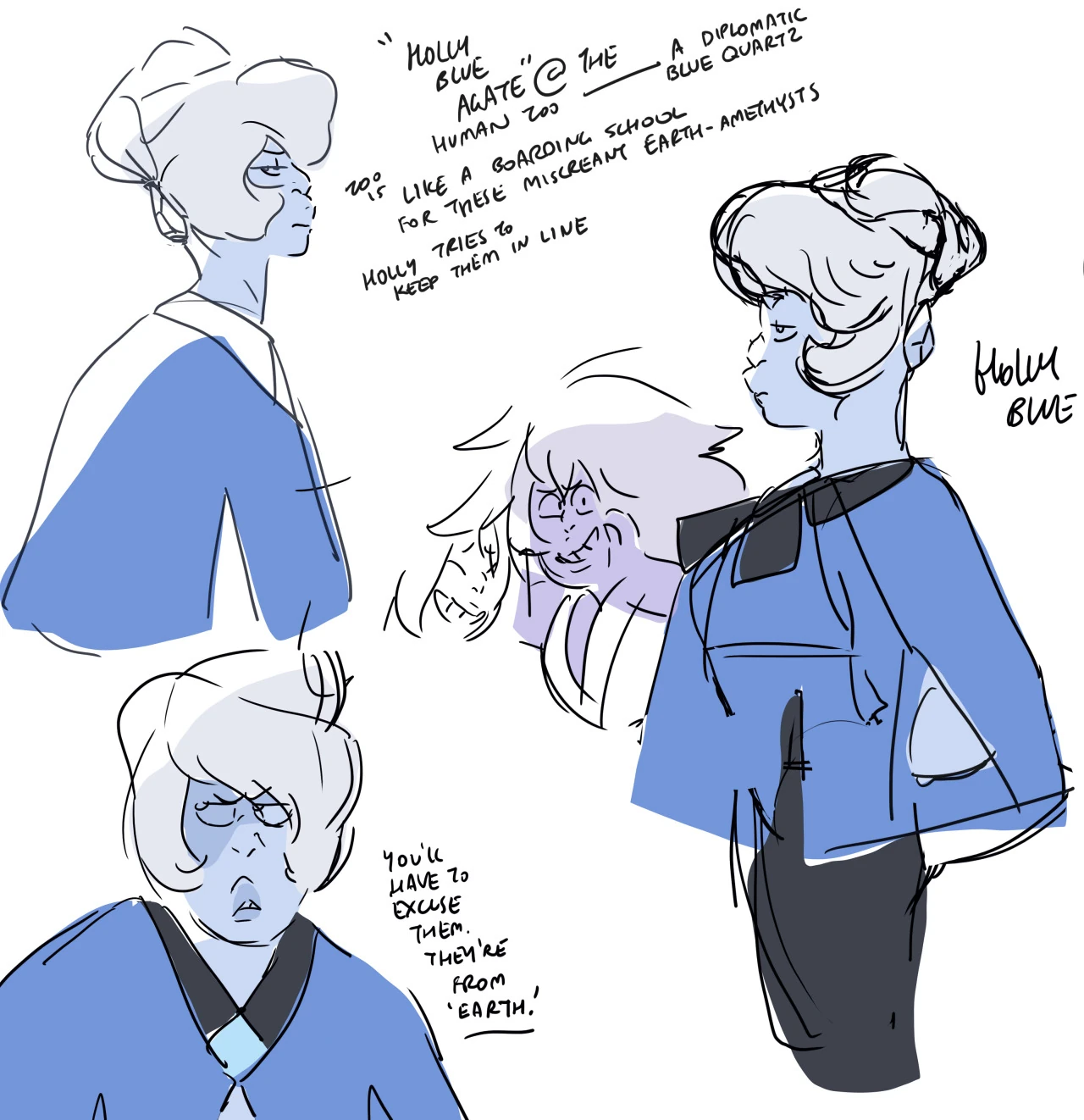 Image - Holly Blue Agate concept 2.jpg | Steven Universe Wiki | FANDOM ...