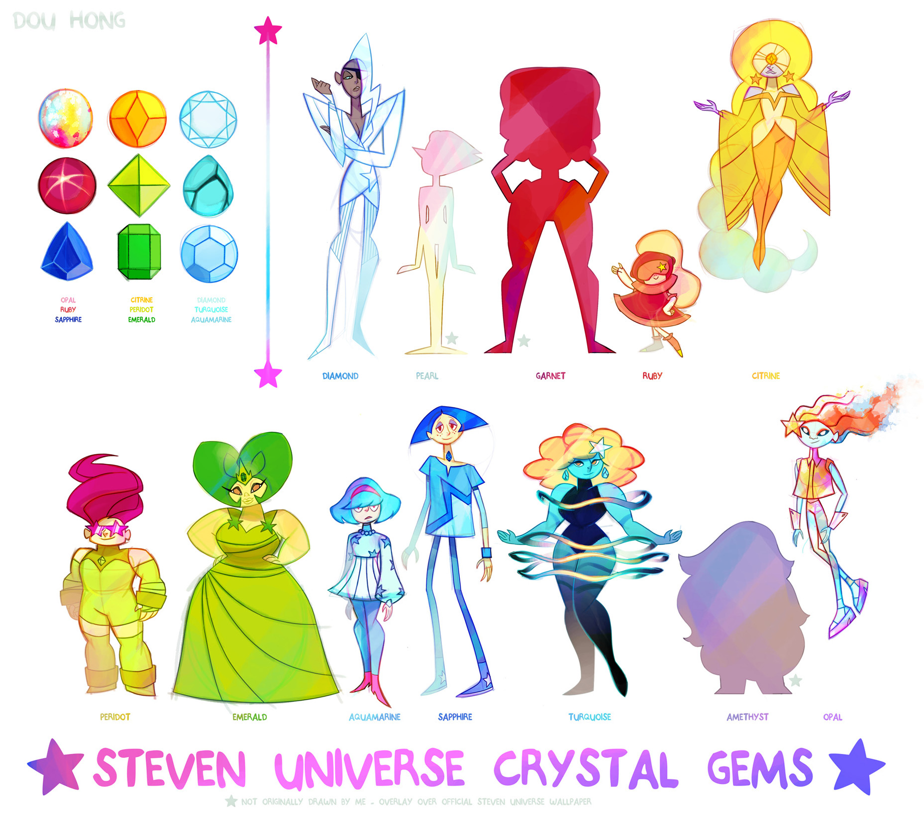Image - Steven universe crystal gems complete by dou hong-d6sn7n2.jpg ... Image - Steven universe crystal gems complete by dou hong-d6sn7n2.jpg ...
