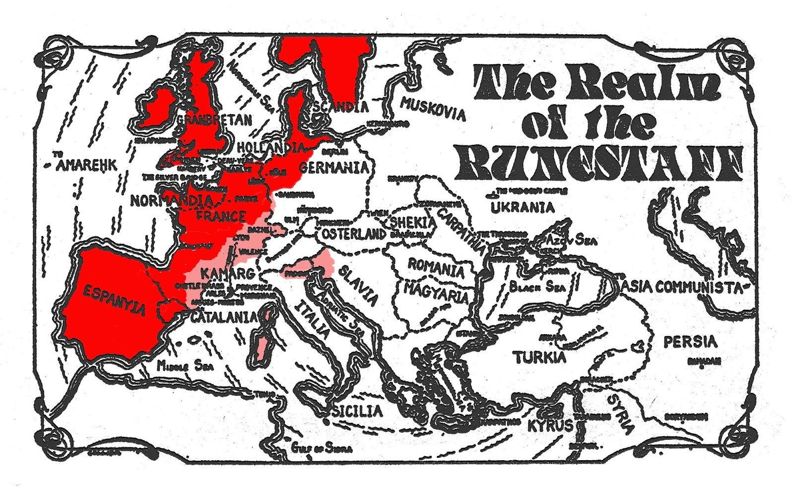 Dark Empire of Granbretan | Moorcock's Multiverse Wikia | Fandom