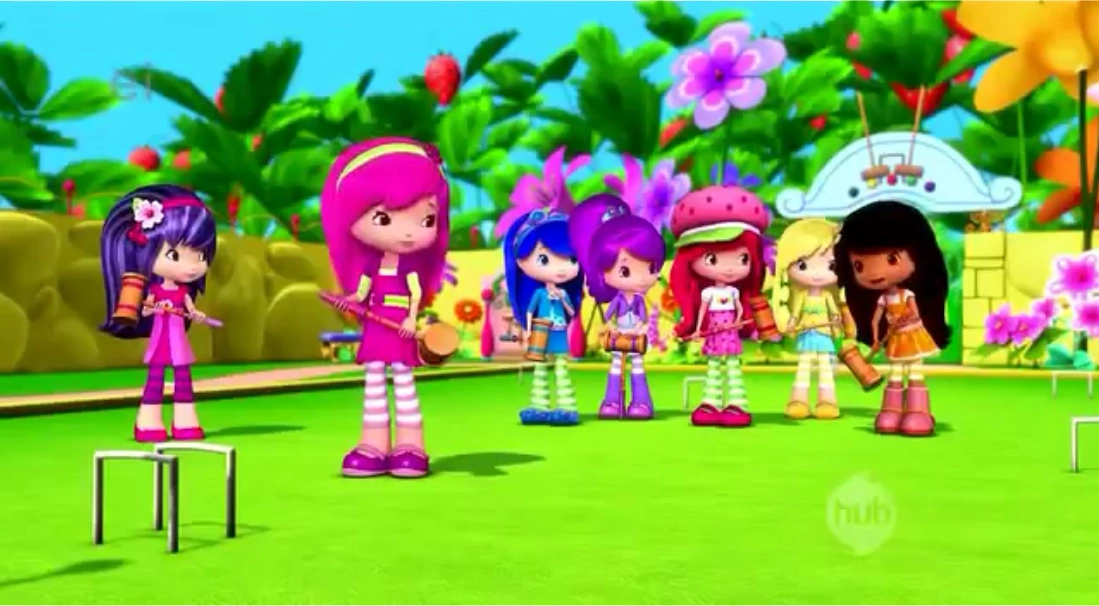 Image - S2E6 Girls Playing Cricket.png | Strawberry Shortcake Berry ...
