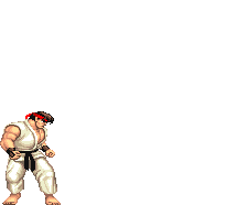 Image - Ryu-SF2-Forward-Jump-Light-Punch.gif | Street Fighter Sprites ...