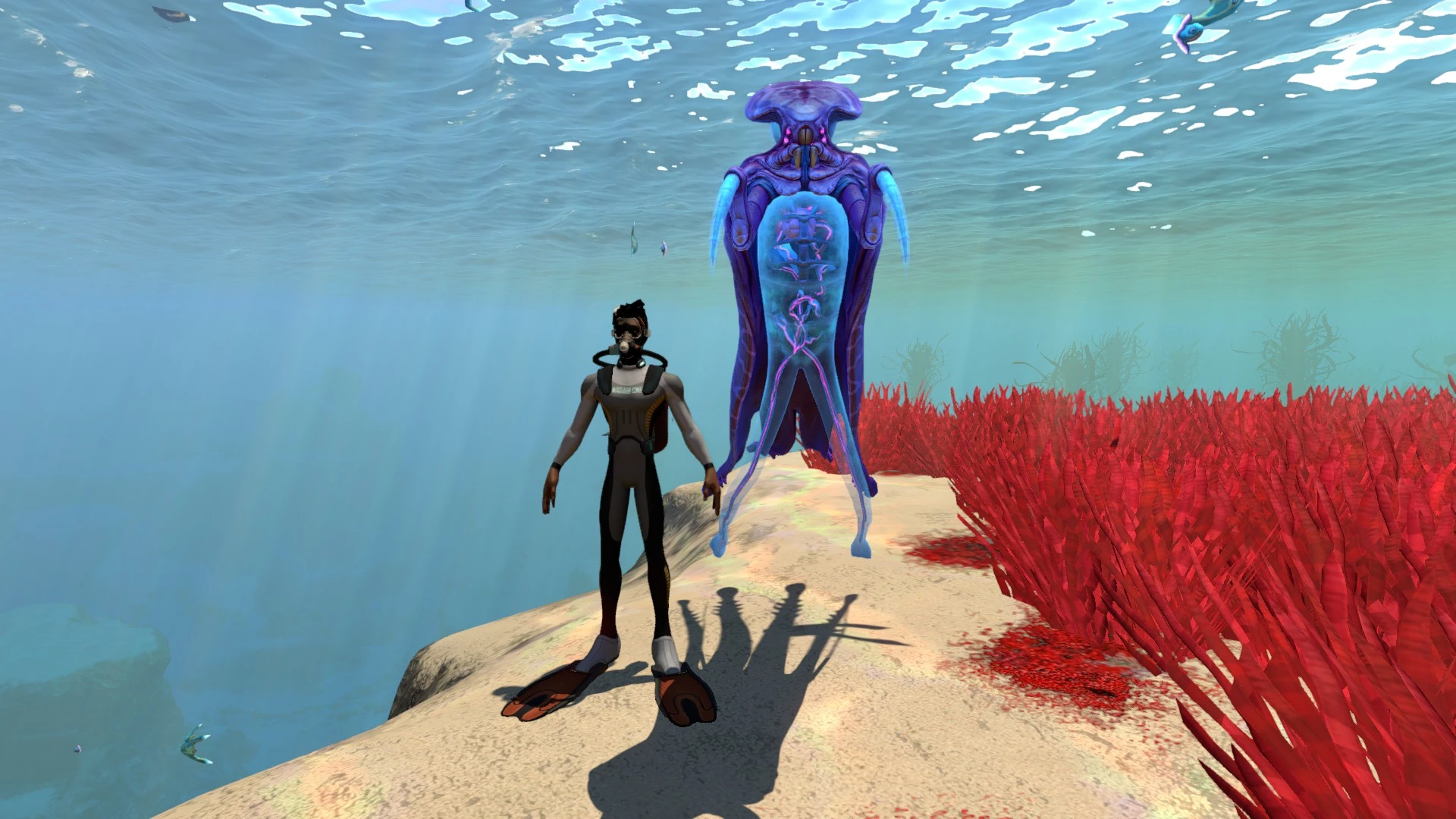 Image - Size comparison with the player-0.jpg | Subnautica Wiki ...