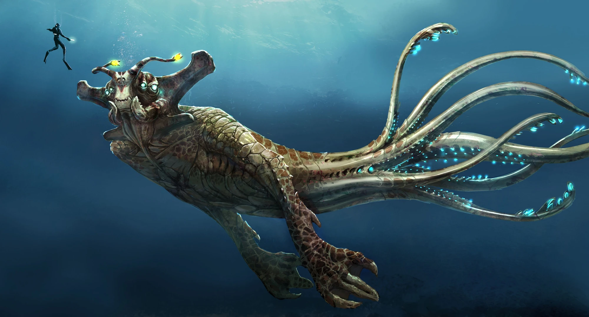 Image - Sea Emperor Early Concept Hi Res.jpg | Subnautica Wiki | FANDOM ...