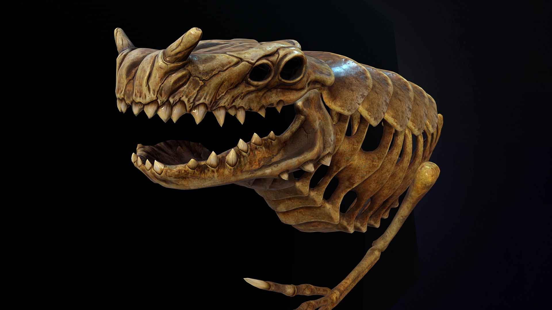 Image - SeaDragonSkeletonSketchfab.png | Subnautica Wiki | FANDOM ...