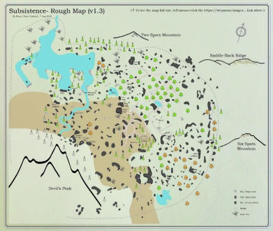 Map | Subsistence Wiki | FANDOM powered by Wikia