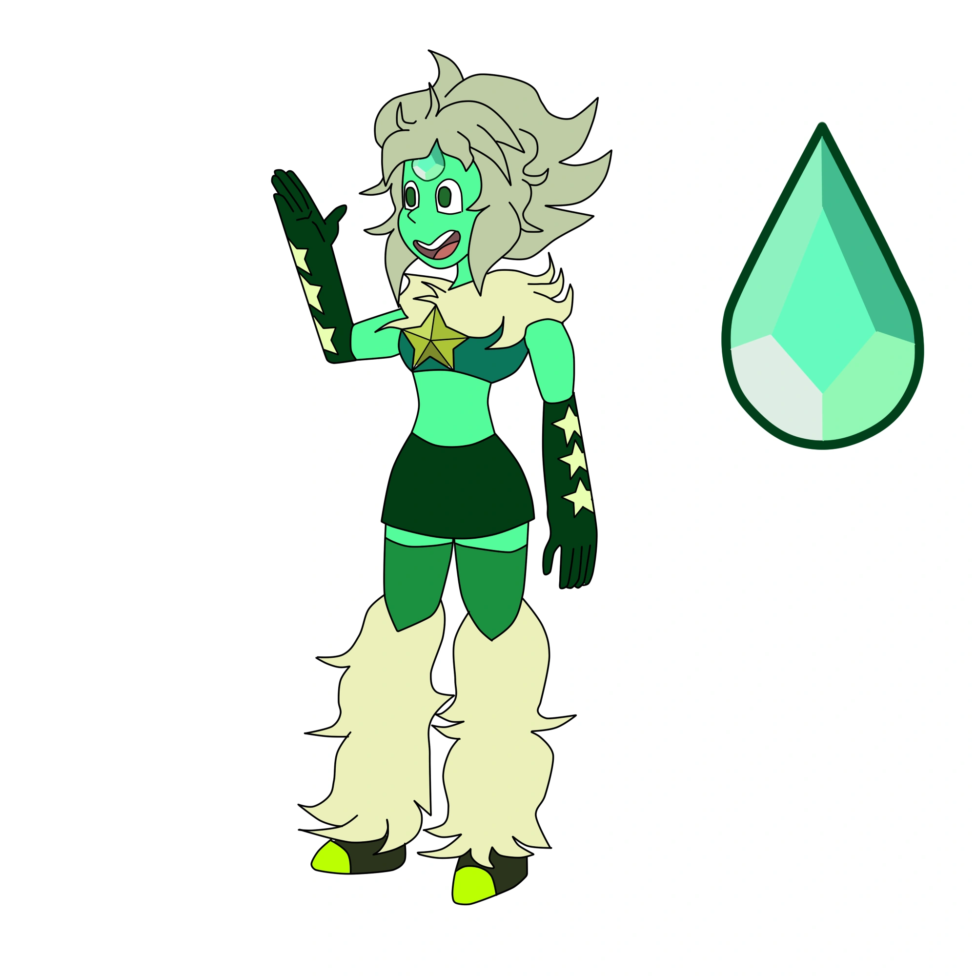 Green Agate (White diamond 777) | Steven Universe Fanon Wikia | Fandom