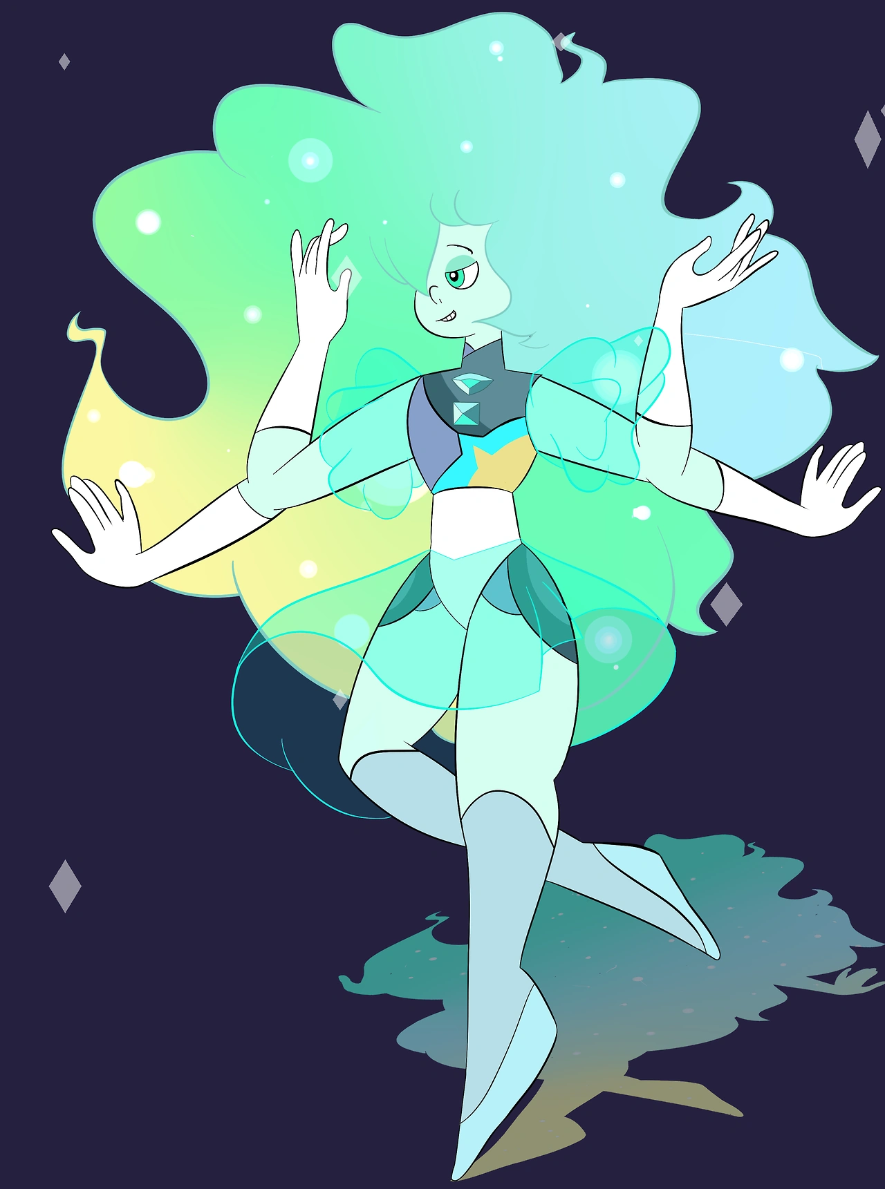 Aqua Aura Quartz (PowerSteven) | Steven Universe Fanon Wikia | Fandom