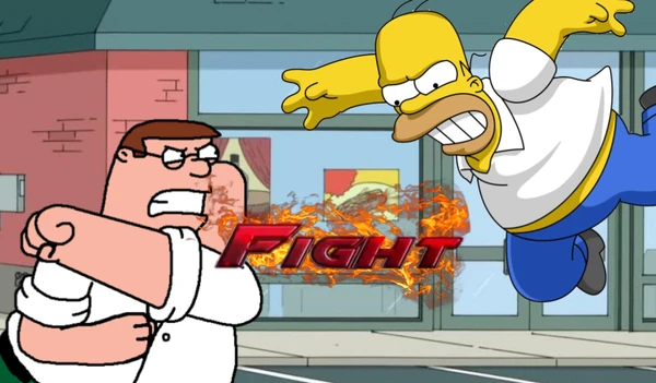 Homer Simpson vs Peter Griffin | Super Death Battle Fanon Wikia | Fandom