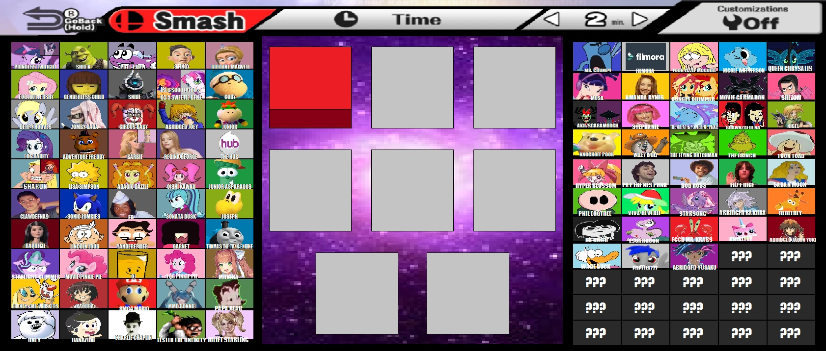 List of Characters | Super Smash Bros. Lawl Toon: Brother Location Wikia | FANDOM powered by Wikia