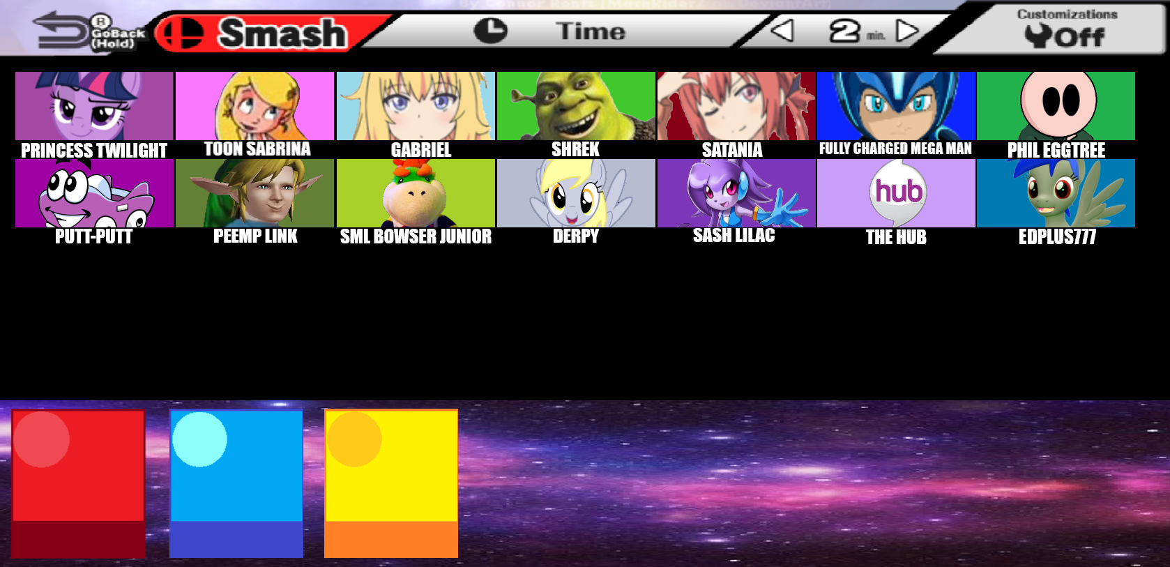 List Of Characters Super Smash Bros Lawl Toon Brother Location