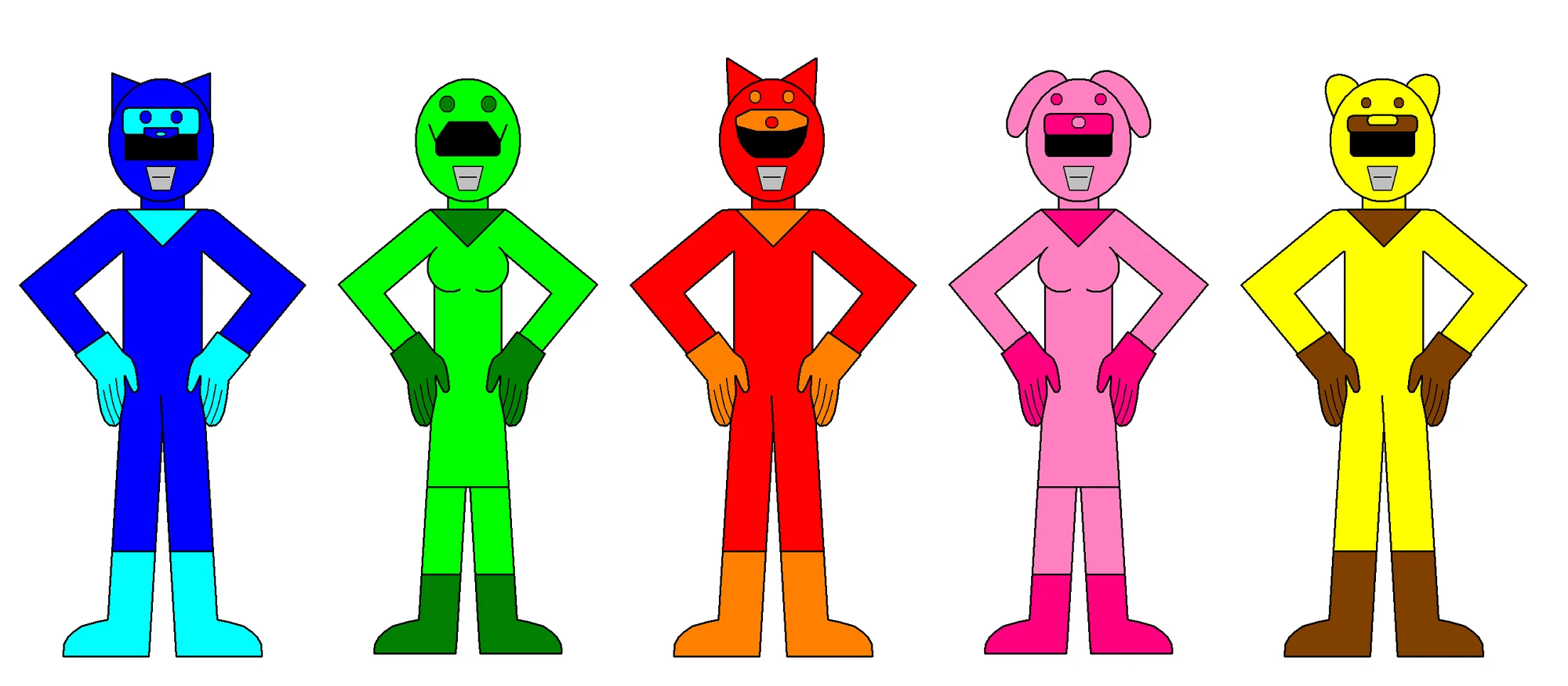 Category:Red-Blue-Yellow-Green-Pink Colored Teams ...