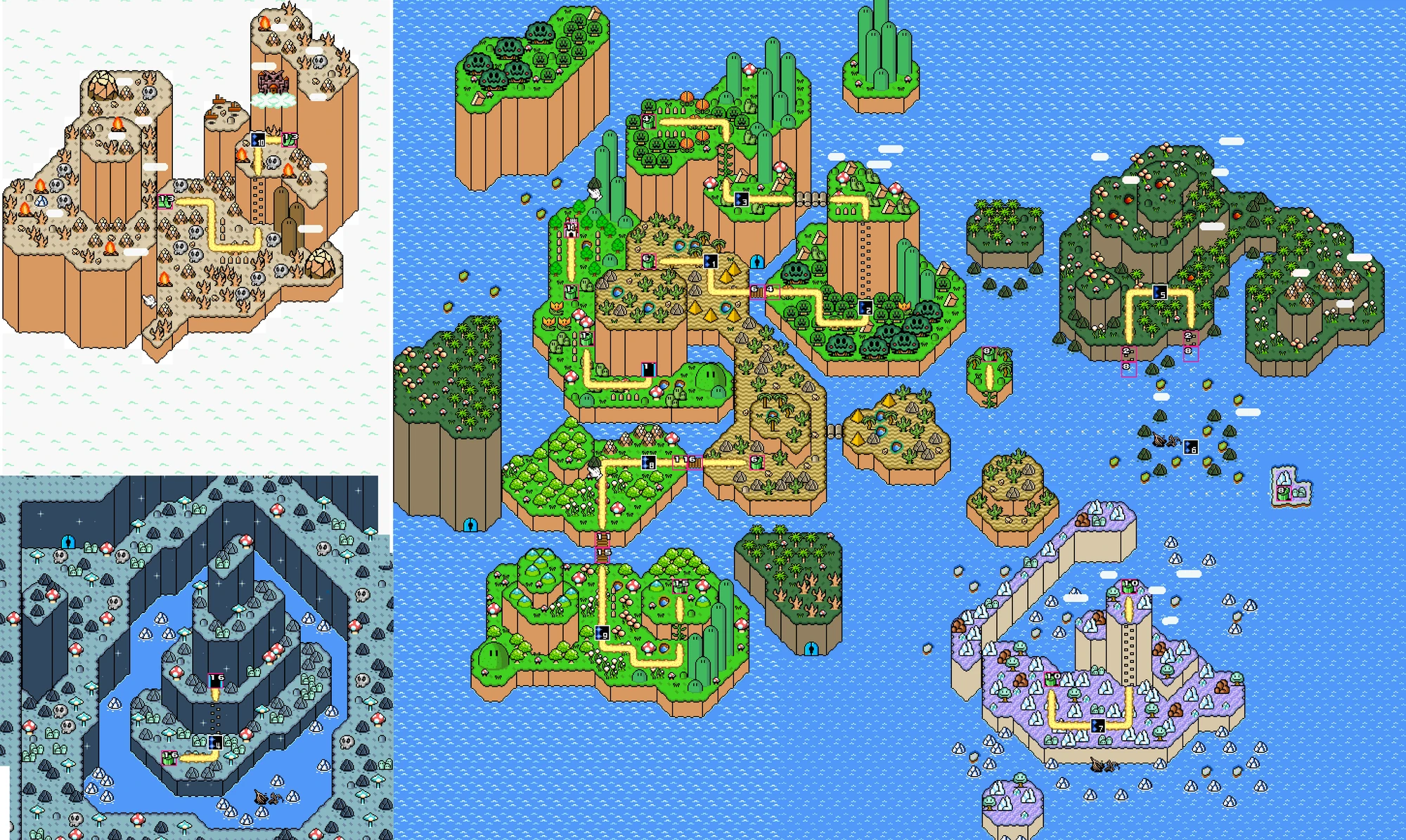 Image - SMB NB - Map.gif | Super Mario Bros X Wiki | FANDOM powered by ...