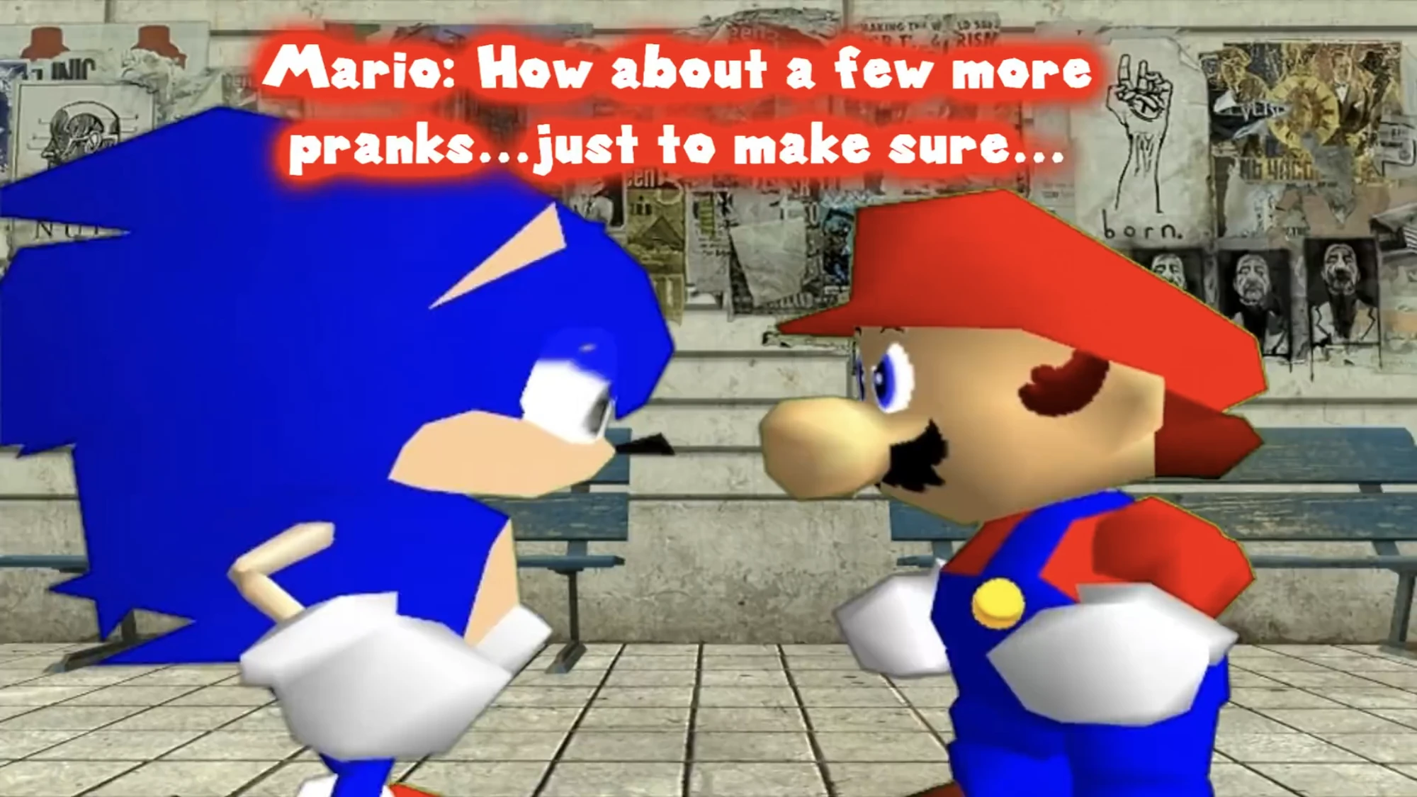 Mario VS Sonic: PRANK BATTLE/Gallery | SuperMarioGlitchy4 Wiki | Fandom