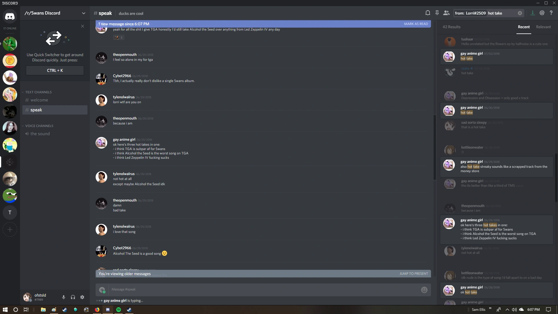 Remember | Swans the Band the Discord the Wiki | Fandom