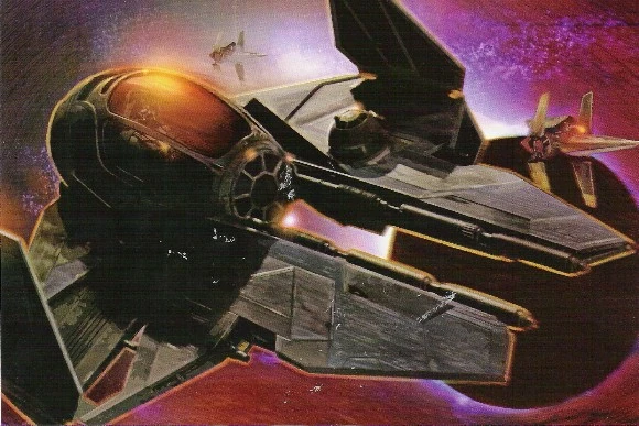 Darth Vader's black Eta-2 Actis-class light interceptor | Star Wars ...