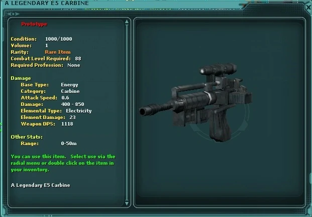 A Legendary E5 Carbine | SWG Wiki | Fandom