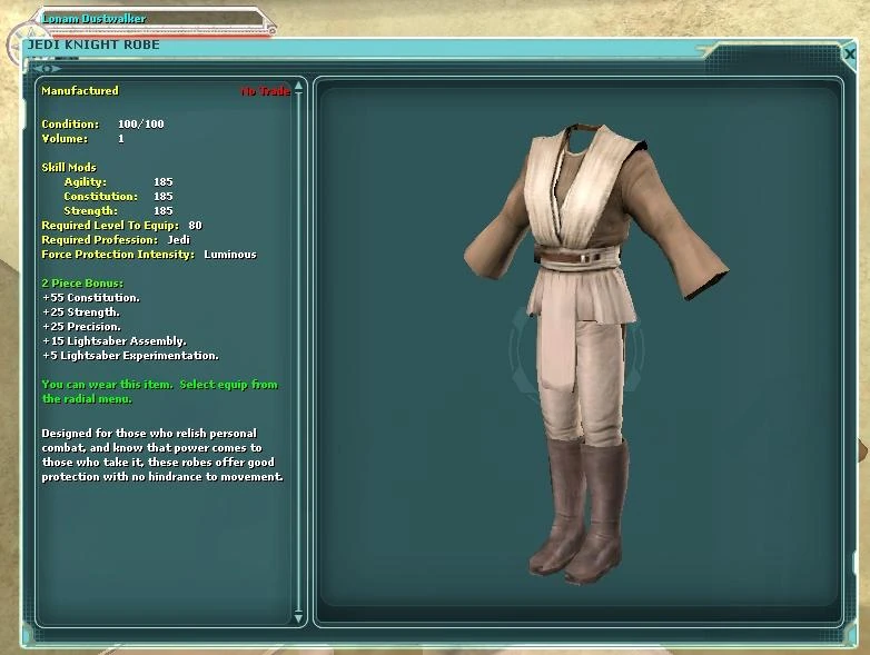 Jedi Knight Robe | SWG Wiki | Fandom