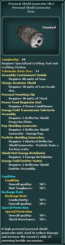 Personal Shield Generator Mk.3 | SWG Wiki | Fandom