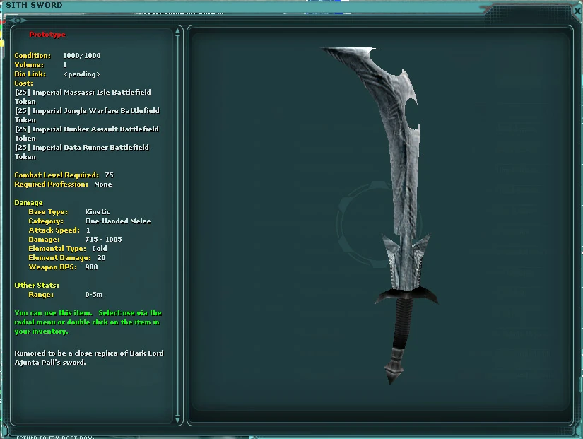 Sith Sword | SWG Wiki | FANDOM powered by Wikia