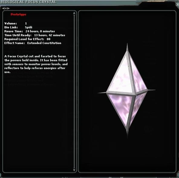 Biological Focus Crystal | SWG Wiki | Fandom