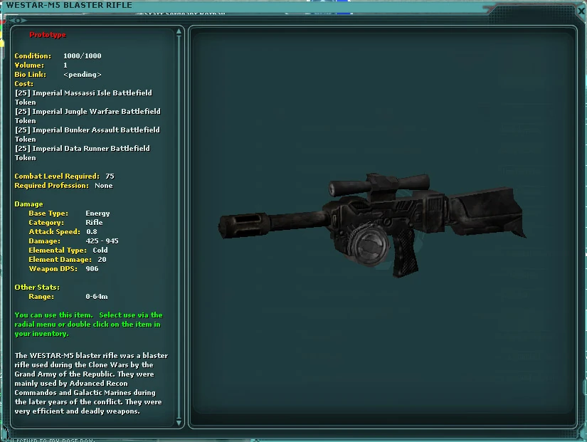 WESTAR-M5 Blaster Rifle | SWG Wiki | Fandom
