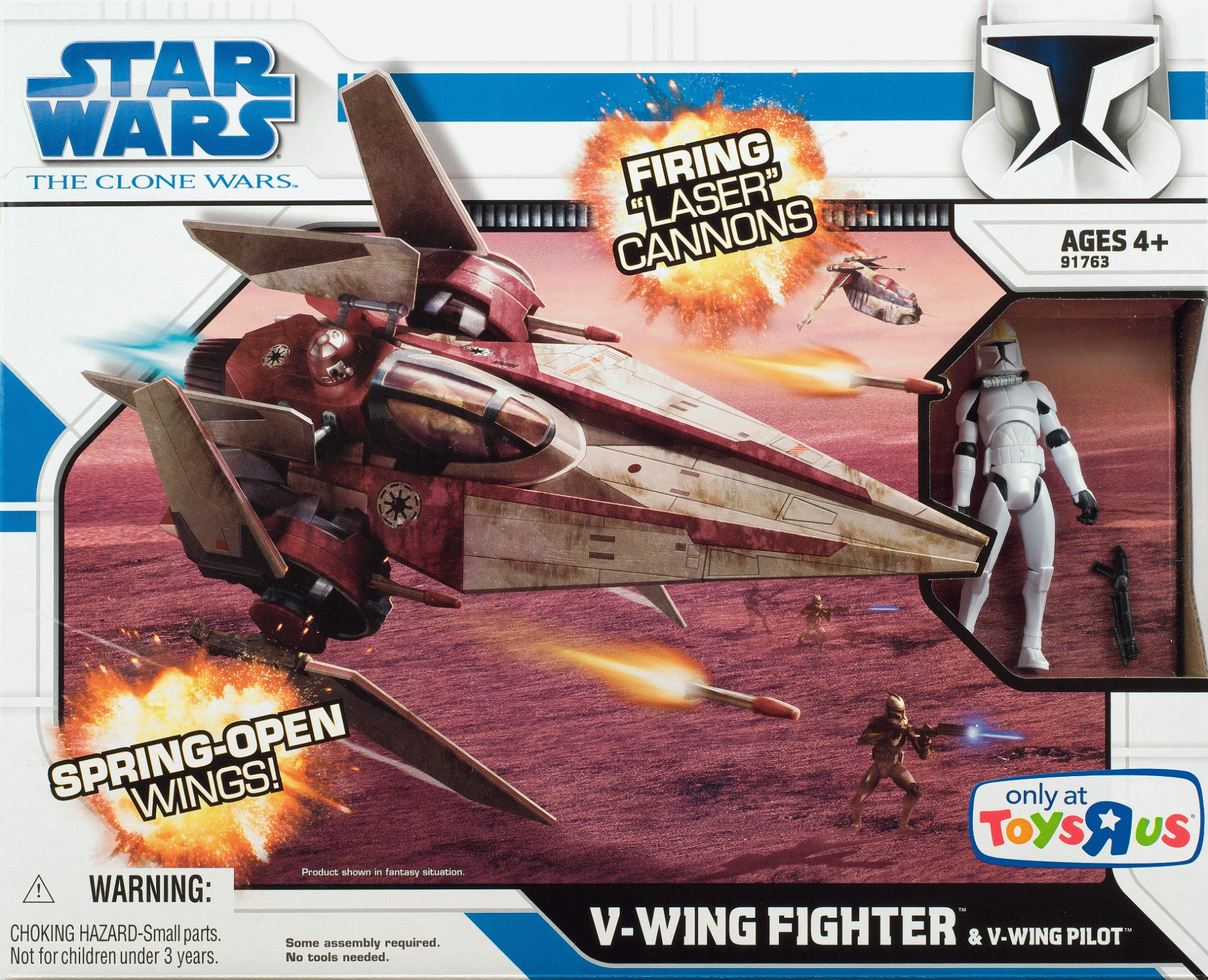 V-Wing Fighter & V-Wing Pilot (91763) | Star Wars Merchandise Wiki ...